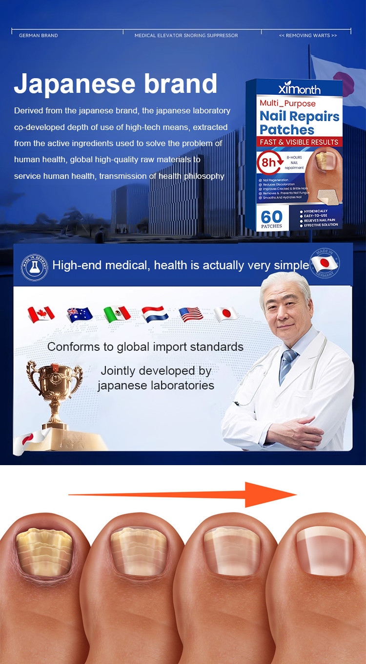 Repair damaged nails Nursing tablets Nail care tablets fragile Quickly ...