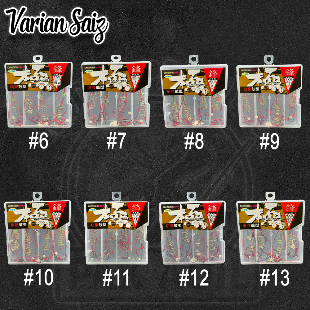 Perambut Mata Boom 1Box/4pcs Mancing Bottom Spring Bomb Mata Kail ...