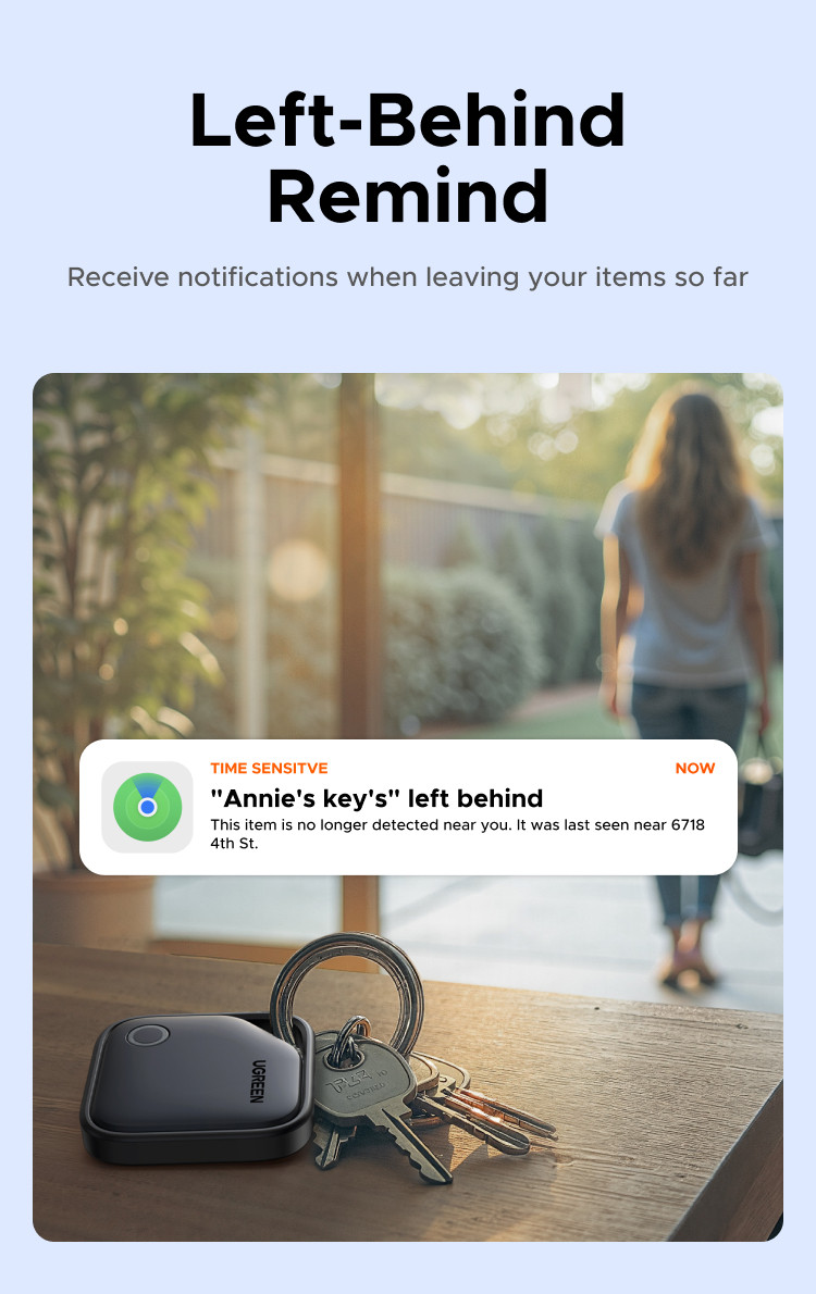 UGREEN Smart Tag Smart Locator Anti Lost Bluetooth5.0 Finder tracker ...