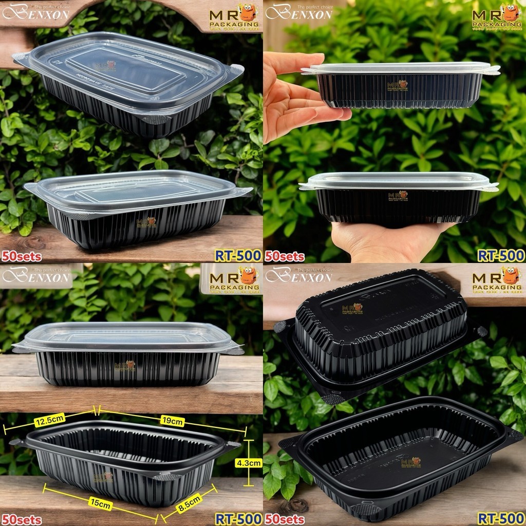 Benxon RT-750 RT-1000 Rectangular Container & Lid ( 50sets± ...