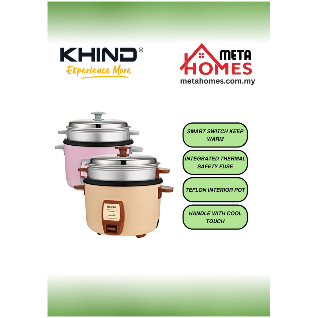 Khind 480W Rice Cooker RC918T (Random Colour) | Shopee Malaysia