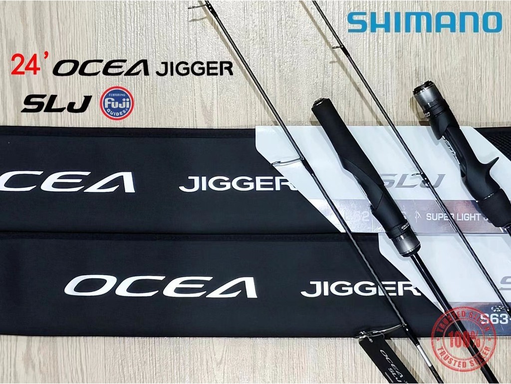 2024' SHIMANO OCEA JIGGER SLJ SPINNING/ BAITCASTING (BC) JIGGING ROD ...