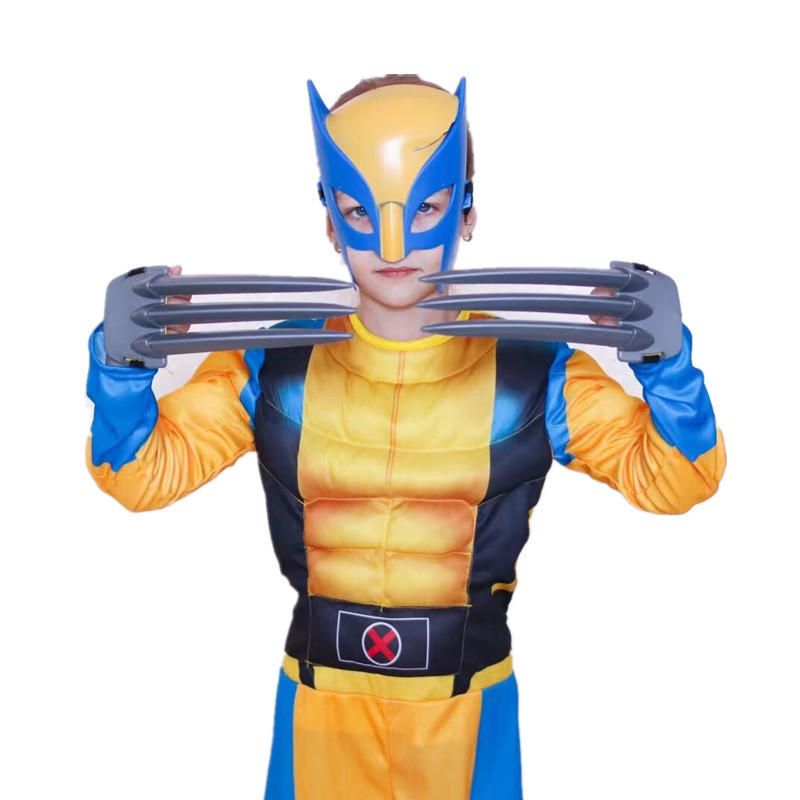 Deadpool & Wolverine Cosplay costume Kids Wolverine Cos Halloween Party ...