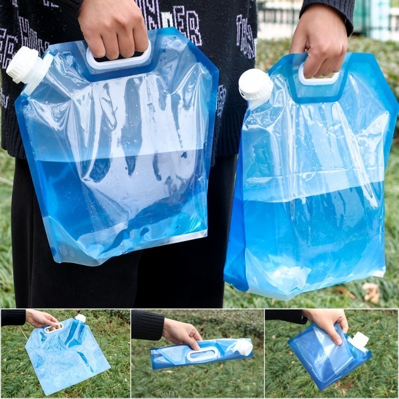8L Large Capacity Outdoor Water Bag - Portable Drinking Bag with Faucet ...