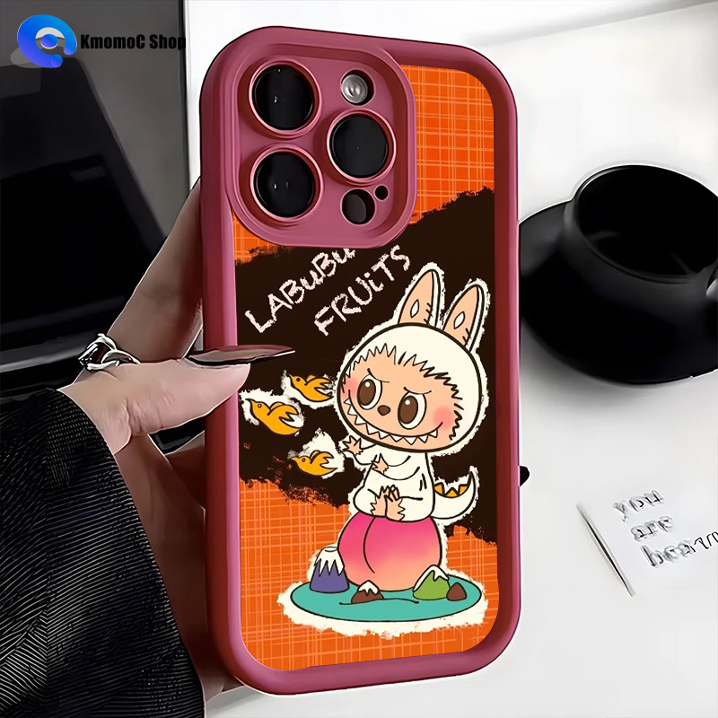 Cute Labubu Phone Case for VIVO X100 X90 X80 X70 X60 S18 S17 iQOO 12 11 ...