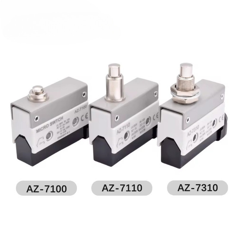 AZ Series Microswitch 10A 250VAC Waterproof Travel Micro Switch Limit Switch Mini Horizontal ...