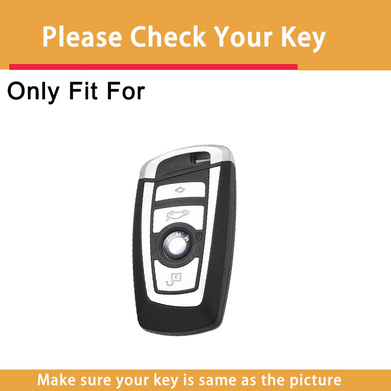 Racing Style Car Key Case Cover for BMW X1 X3 X5 X6 F15 F16 F30 F31 F32 ...