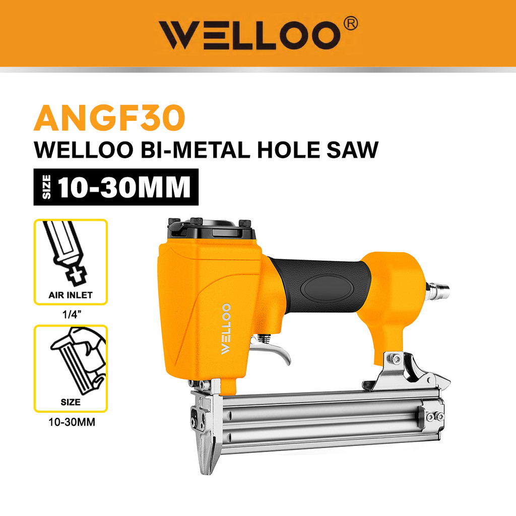 WELLOO AIR NAILER- STRAIGHT TYPE 10-30MM (ANGF30) AIR NAIL GUN/ NAILER ...