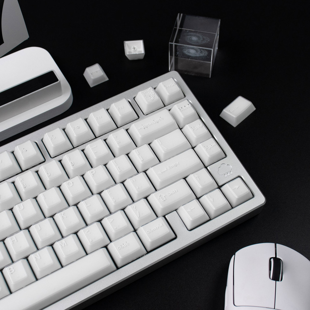 Aifei X-ray Keycaps 114 Keys white Translucent ABS Double shot cherry ...