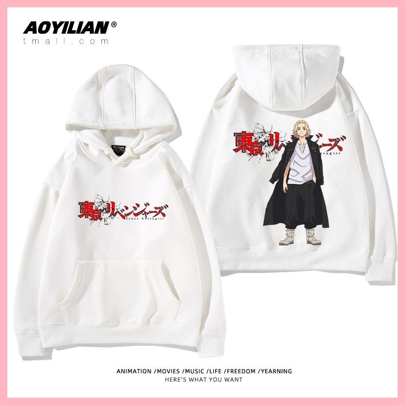 Long-sleeved Jacket Tokyo Revengers Draken mikey Baji Mitsuya Takemichi ...