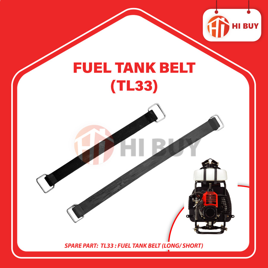 SPARE PART [TL33] BRUSH CUTTER: FUEL TANK BELT (LONG/ SHORT) SPARE PART MESIN RUMPUT TL33 TB33 ...