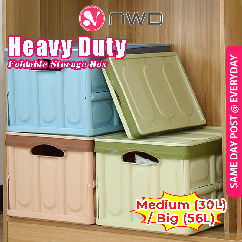 𝗦𝗣𝗔𝗖𝗘 𝗦𝗔𝗩𝗜𝗡𝗚 》Foldable Storage Box Stackable Clothes Toys Organizer ...