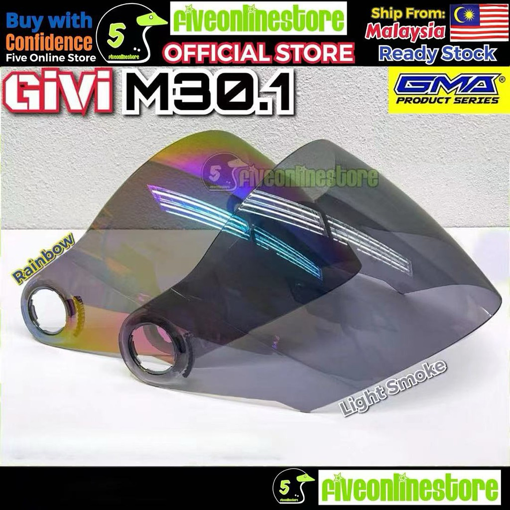 Laser LS77 GIVI M30.1 Cielo Visor Siang Malam Limited Edition READY ...