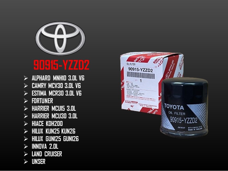 Toyota - Hilux KUN25 KUN26 GUN125 Hiace Innova Unser Fortuner Estima ...