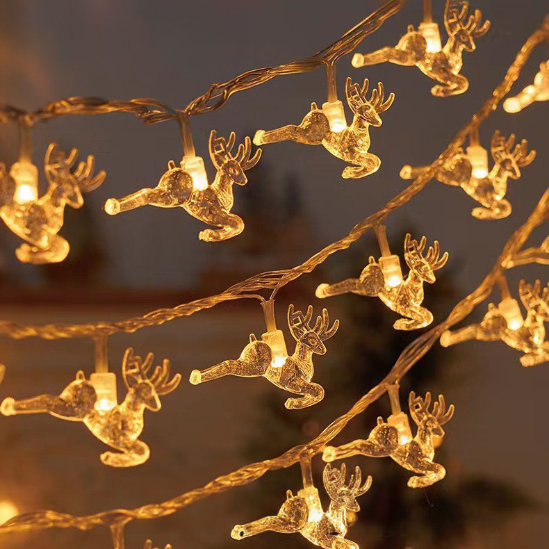 3m/1.5m Christmas Santa Tree Elk Lights String Led Small Colorful ...