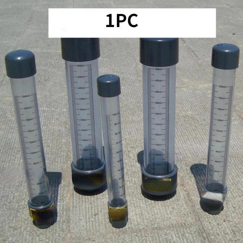 1PC DN15 UPVC Flow calibration column flowmeter for liquid rotameter ...
