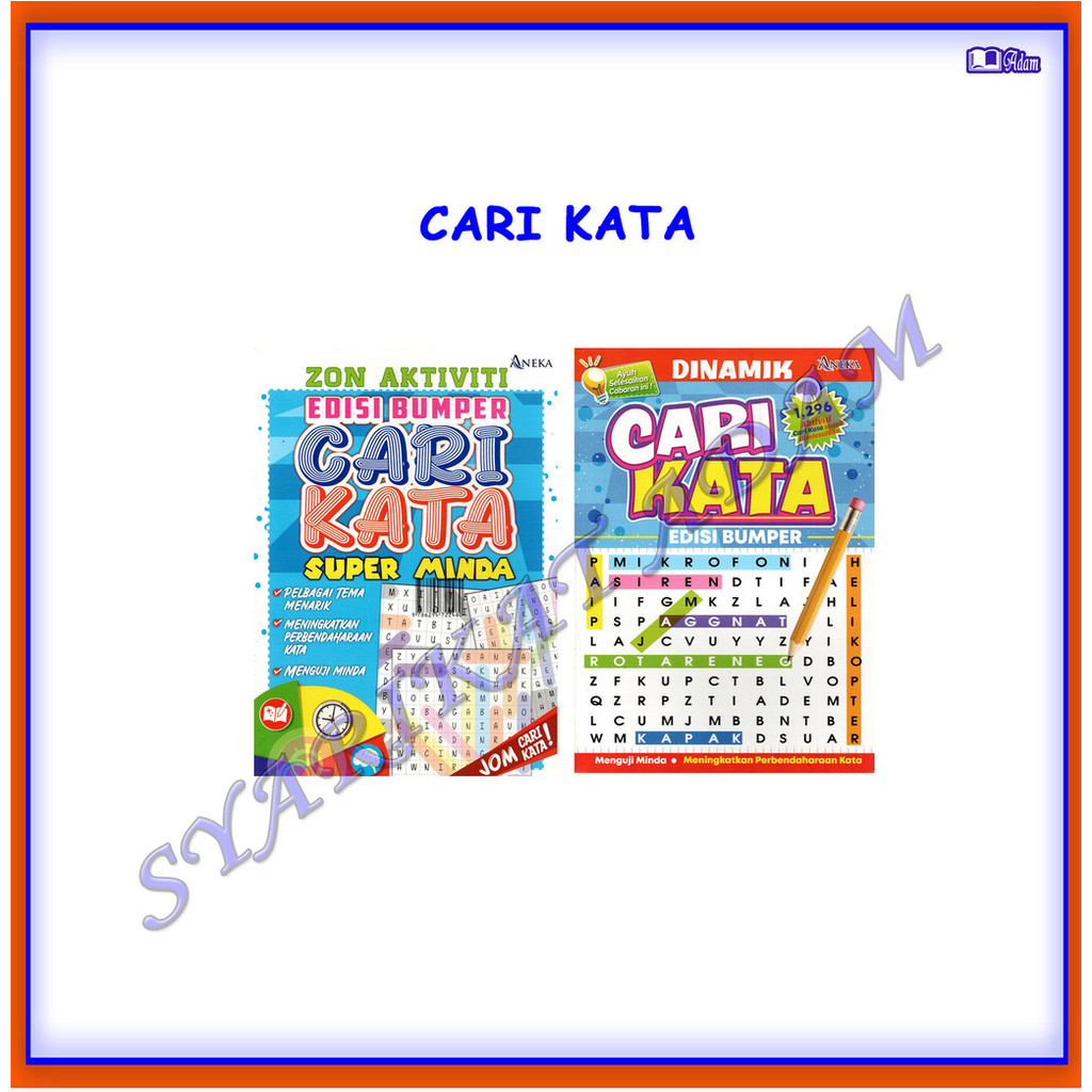 [ADM] CARI KATA SUPER MINDA/ DINAMIK CARI KATA -ANK | Shopee Malaysia