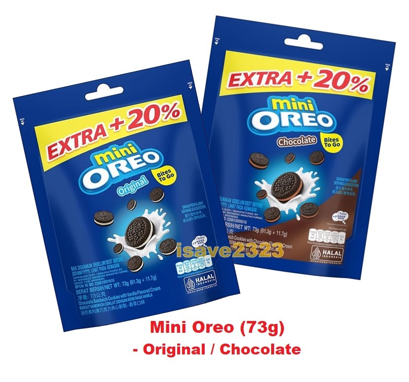 [HALAL] Mini Oreo (73g) - Original / Chocolate | Shopee Malaysia