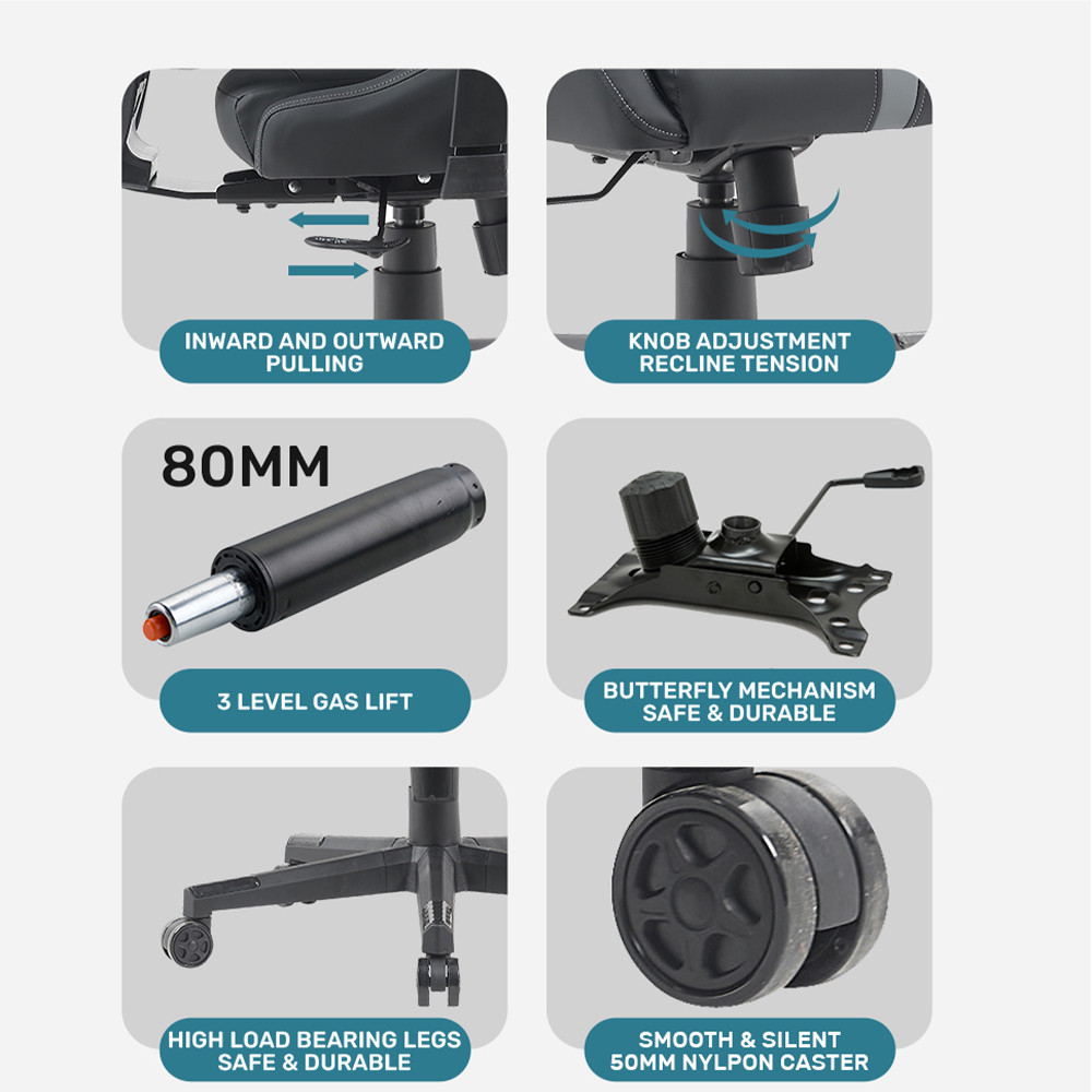 Armaggeddon Exo III Ergonomic Back Support Gaming Chair | Shopee Malaysia