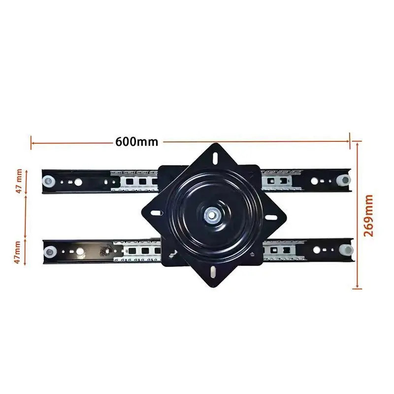 Adjustable Bar Counter Dining Table Guide Rail Rotating Dining Table ...