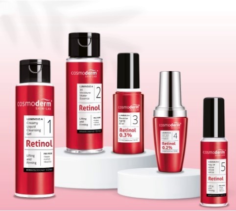 COSMODERM Retinol Luminous A to fade dark spots and hyperpigmentation ...