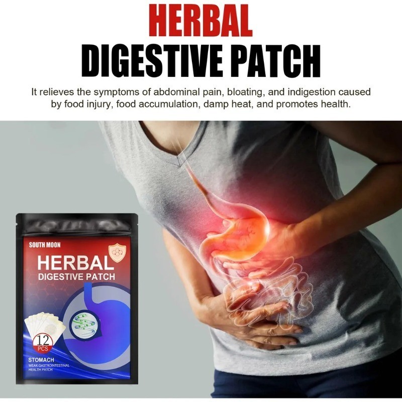 South Moon Stomach Digestive Patches Gastric Ulcer Stomach Pain ...