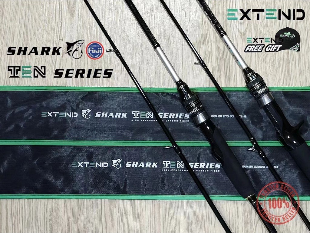 EXTEND SHARK 2 SERIES/ SHARK JIGGING 3 SERIES/ SHARK 10 SERIES FISHING ...