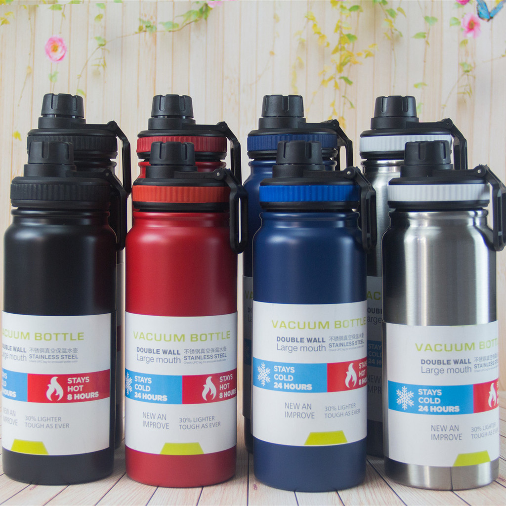 ️🇲🇾24h🤍Local Stock1000ml Thermos Botol Stainless Steel Water Bottle ...
