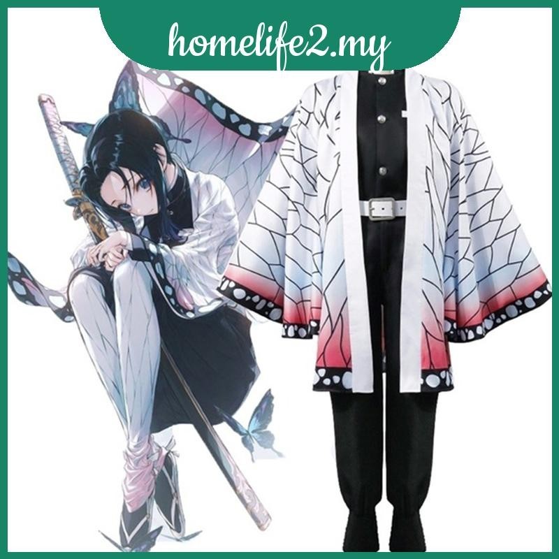Demon Slayer: Kimetsu No Yaiba Kochou Shinobu Cosplay Costume Suits ...