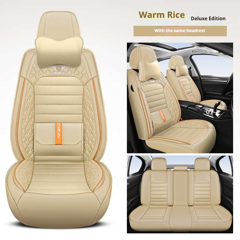 Universal Fit Custom Fit Car Seat Covers PU Leather Full Set Made ...