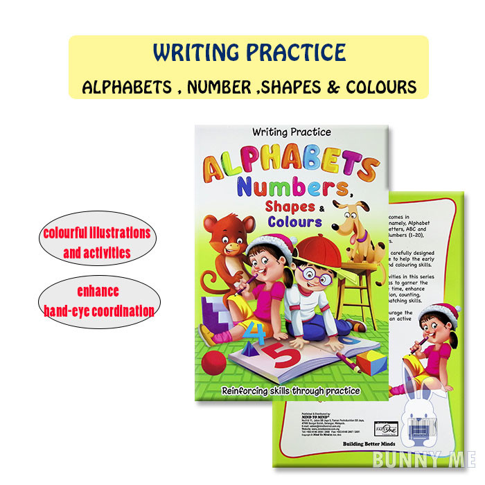 [BUNNY] Writing Practice Alphabet Numbers Shapes & Colours ...
