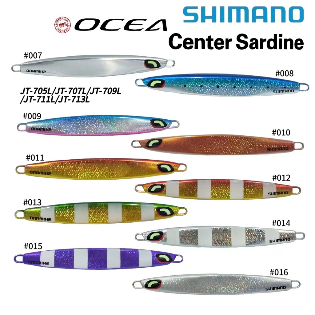 SHIMANO OCEA STINGER BUTTERFLY CENTER SARDINE JIG | Shopee Malaysia