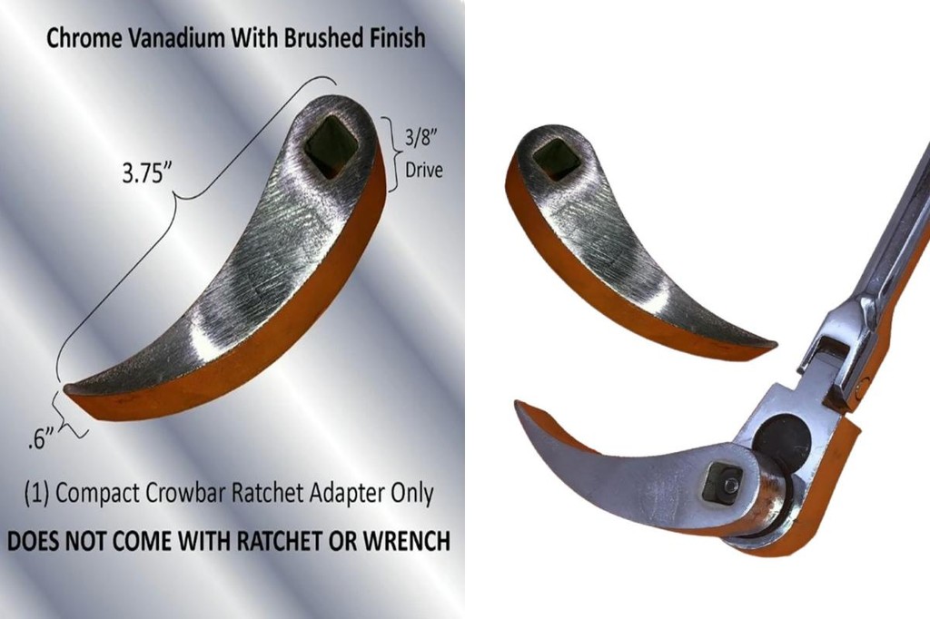 MORE Demolition Crowbar Head Alloy Crowbar Tool Adjustable Angle Head ...