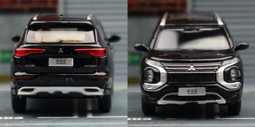 Original Model 1/64 Mitsubishi Outlander 2021 Diecast car Car Model ...
