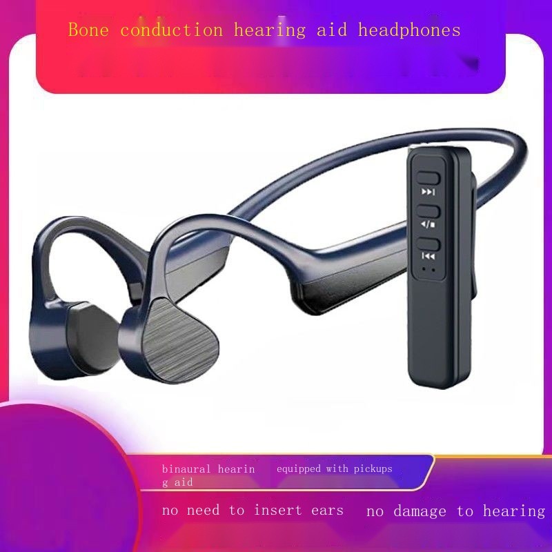 Bone conduction hearing aid for elderly people with deafness and behind ...