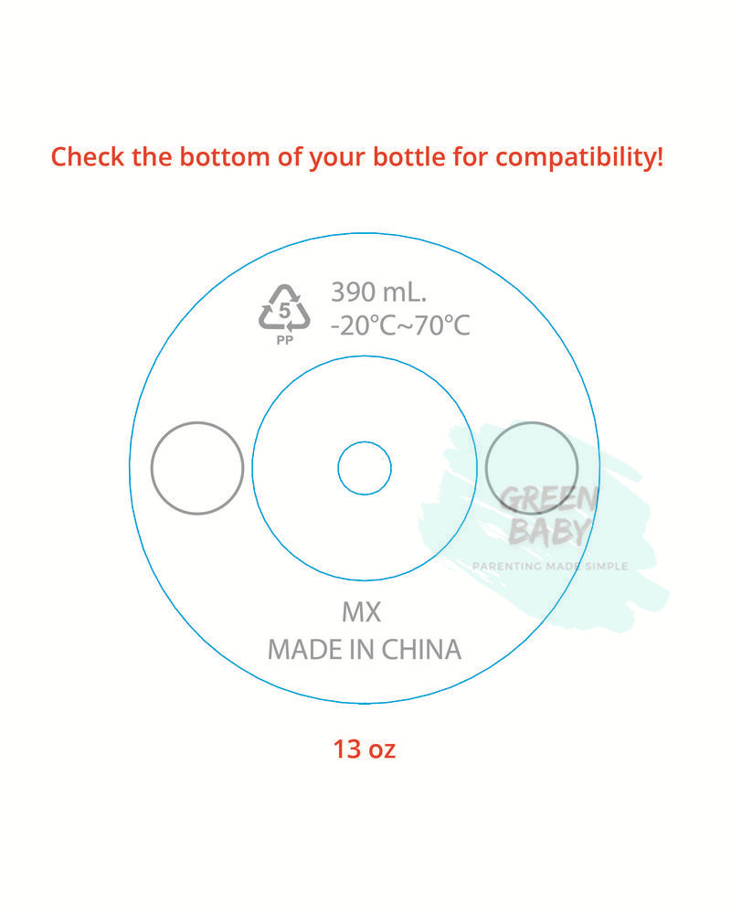 Skip Hop Replacement Straw For Water Bottle PP 390ml | Tritan 355ml ...