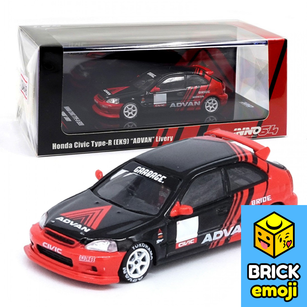 INNO64 Honda Civic Type R EK9 Advan Livery 1/64 IN64-EK9-AD | Shopee ...