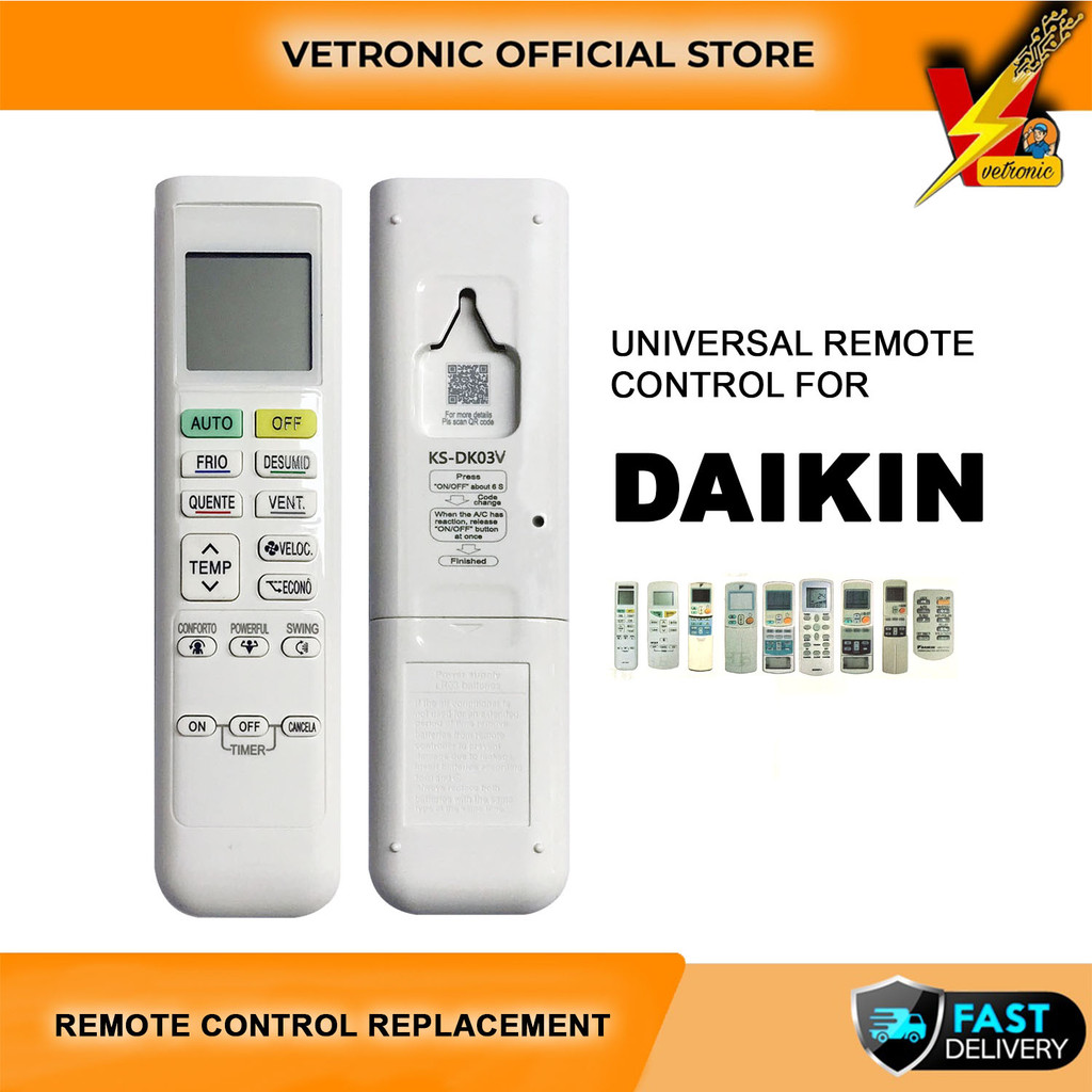 Universal Daikin Remote Control Air Conditioner Remote Aircond ...