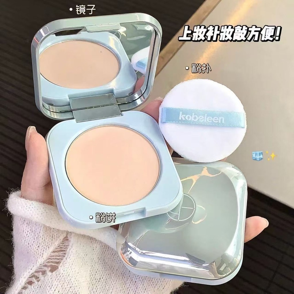 Rejuvenating Light Makeup Setting Powder with Puff Holding Makeup ...