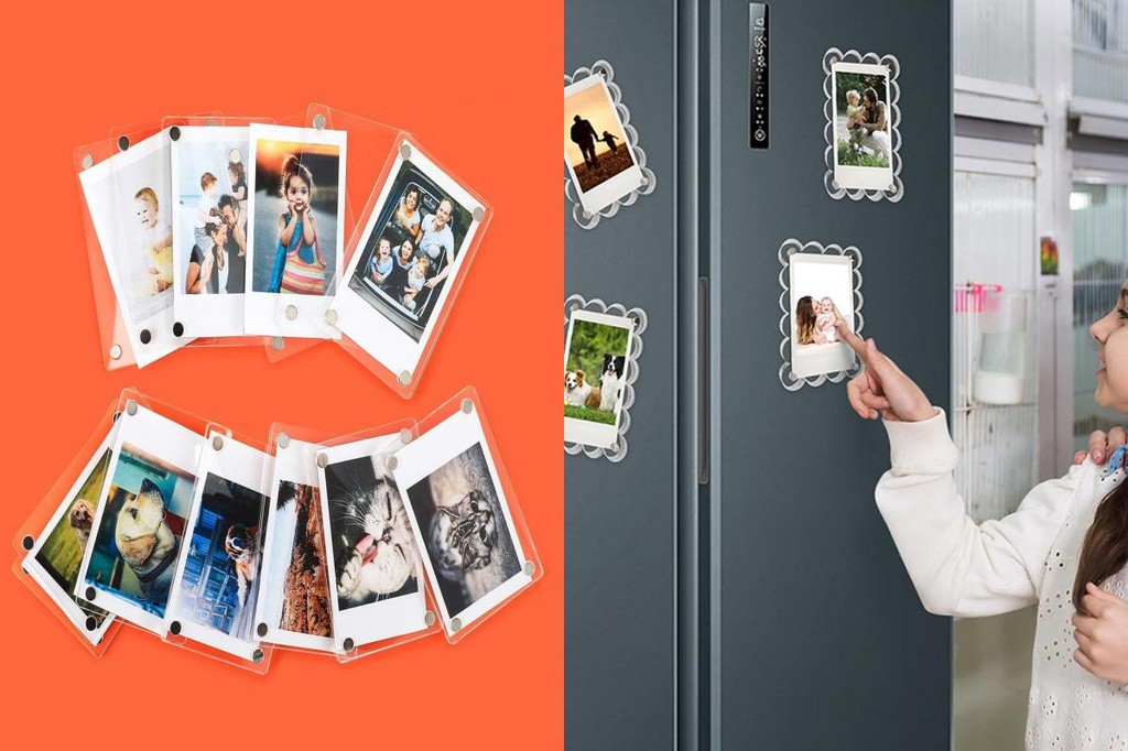 Modern Minimalist Photo Frame Refrigerator Photo Frame Acrylic Magnetic ...