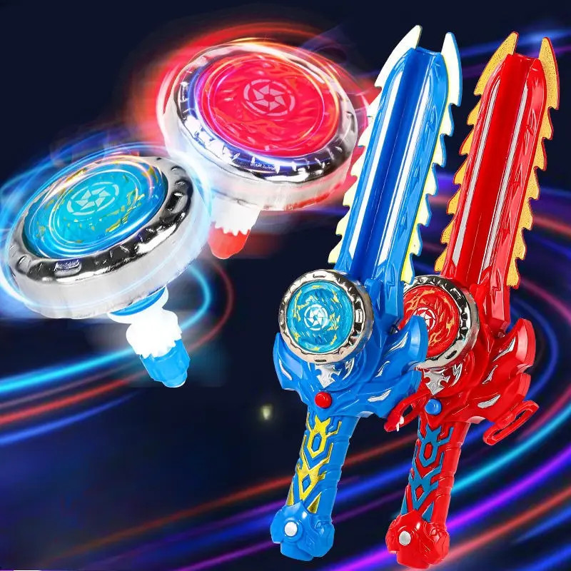 New sword-shaped Gyroscope toy Sword Launcher Spinning Top multiplayer ...