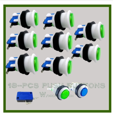 SET OF 18 Push Button with Micro Switch for Videoke Set | Shopee Malaysia