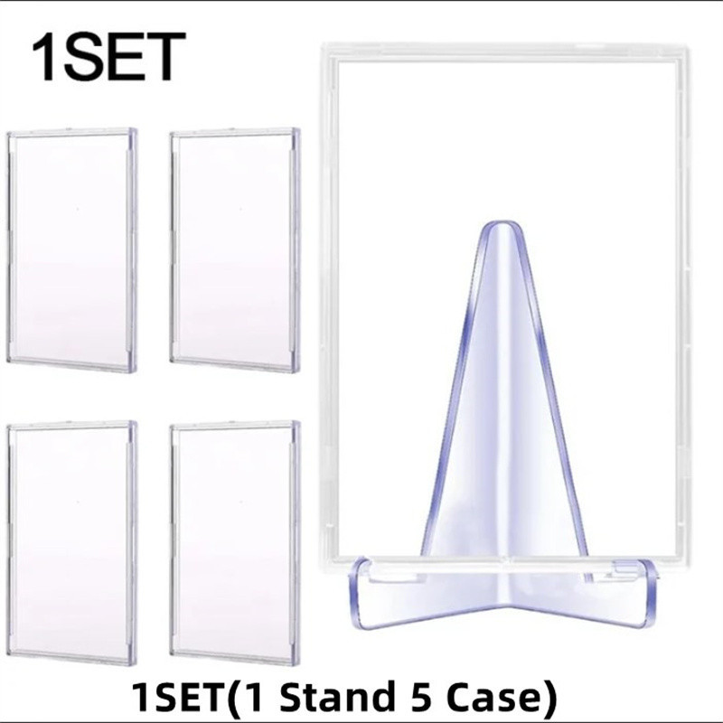 10PCS Hard PC Card Holder - for Game Sports Animation Star Photo Card ...