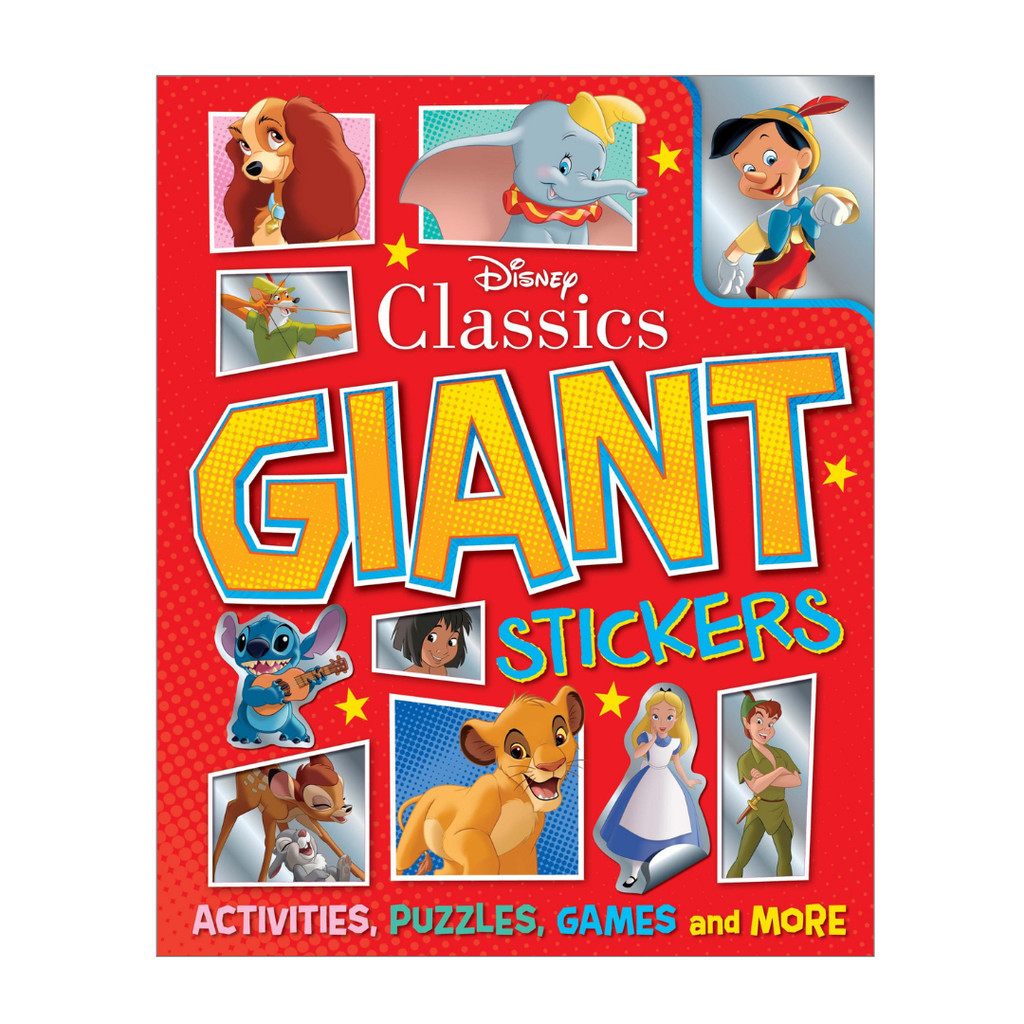 Disney Giant Stickers Book With Fun Activities Puzzles & Games | Shopee ...