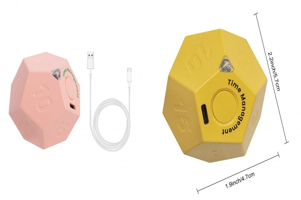 livecity| Silent Study Timer Study Rotating Timer Portable Multi Cube ...