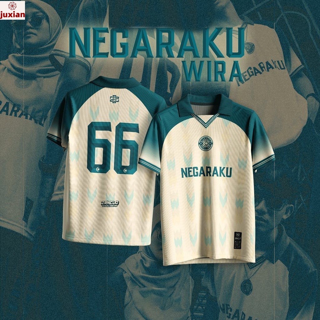Negaraku Jersey Malaysia Jersey Retro Collar Jersi Malaysia Retro 2024 ...