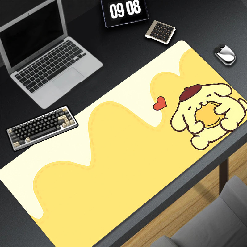 Kawaii Yellow Dog Soft Mouse Pad XXL PC Cartoon Anime Gamer Cabinet ...