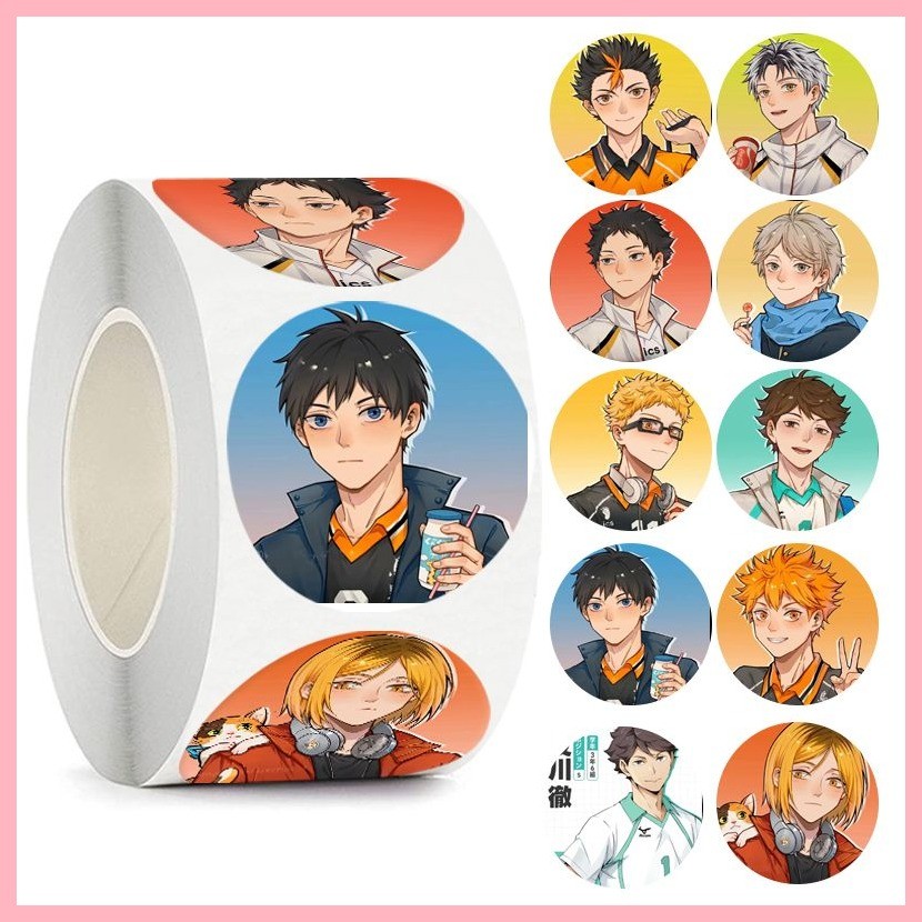 [GUYN] Sticker Roll Sticker Haikyuu Hinata Shoyo ins Cartoon Anime ...