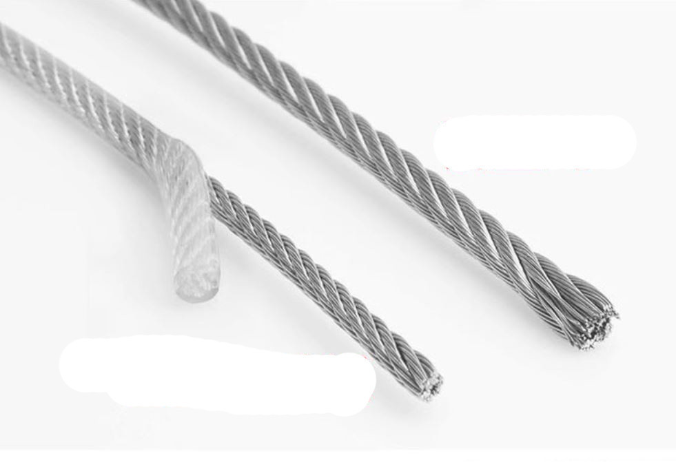 1meter 0.4mm-5mm PVC Coated 304 Stainless Steel Wire Rope Soft Fishing ...
