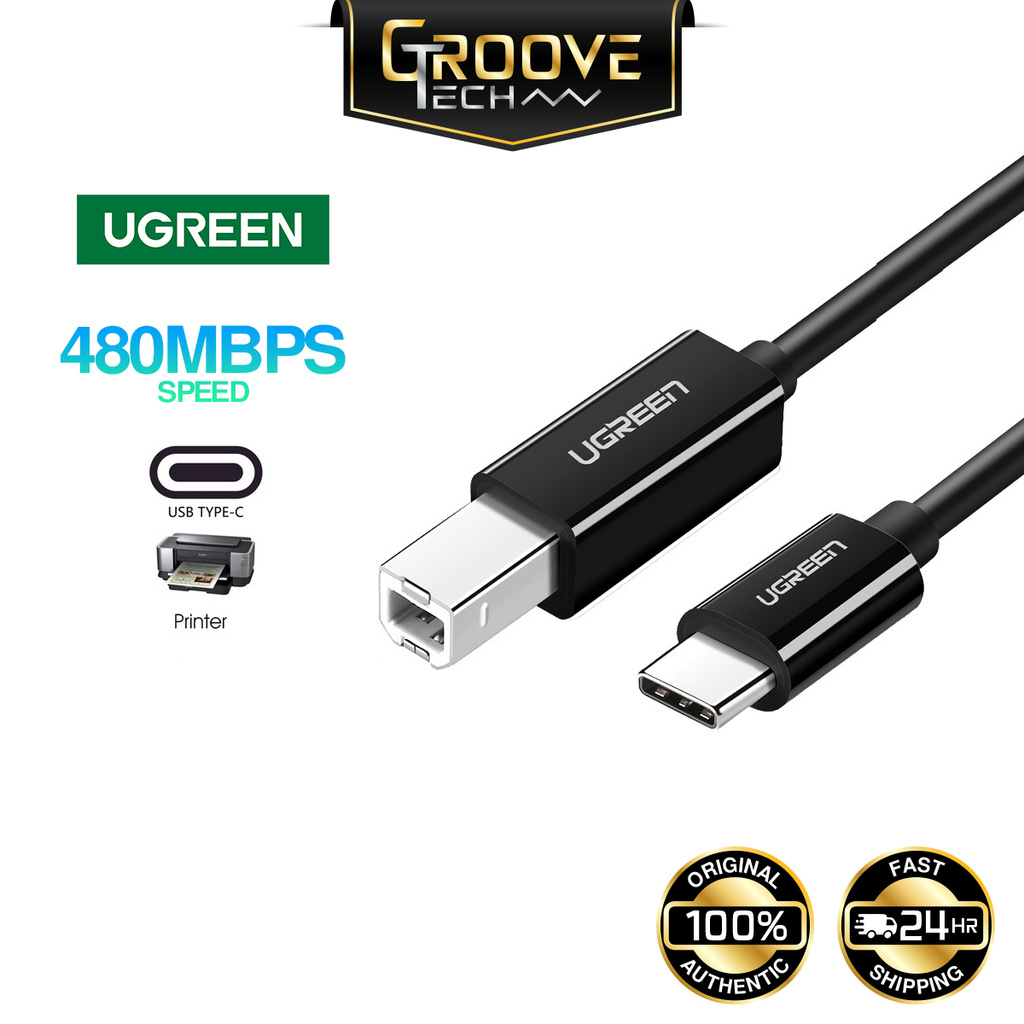 UGREEN 1M USB C to USB Type B 2.0 Printer Cable for MacBook Pro Type C ...
